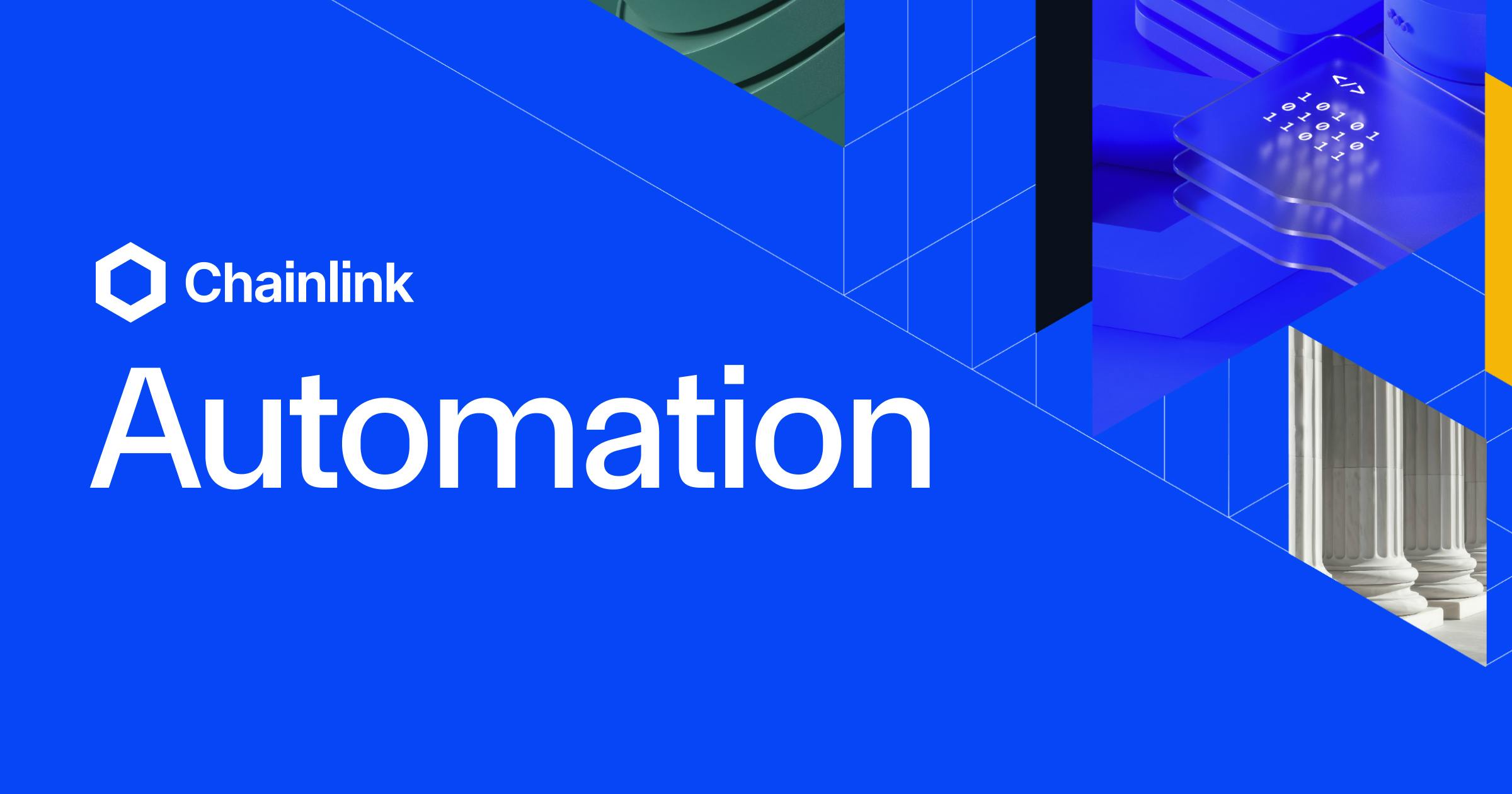 Automation | Chainlink