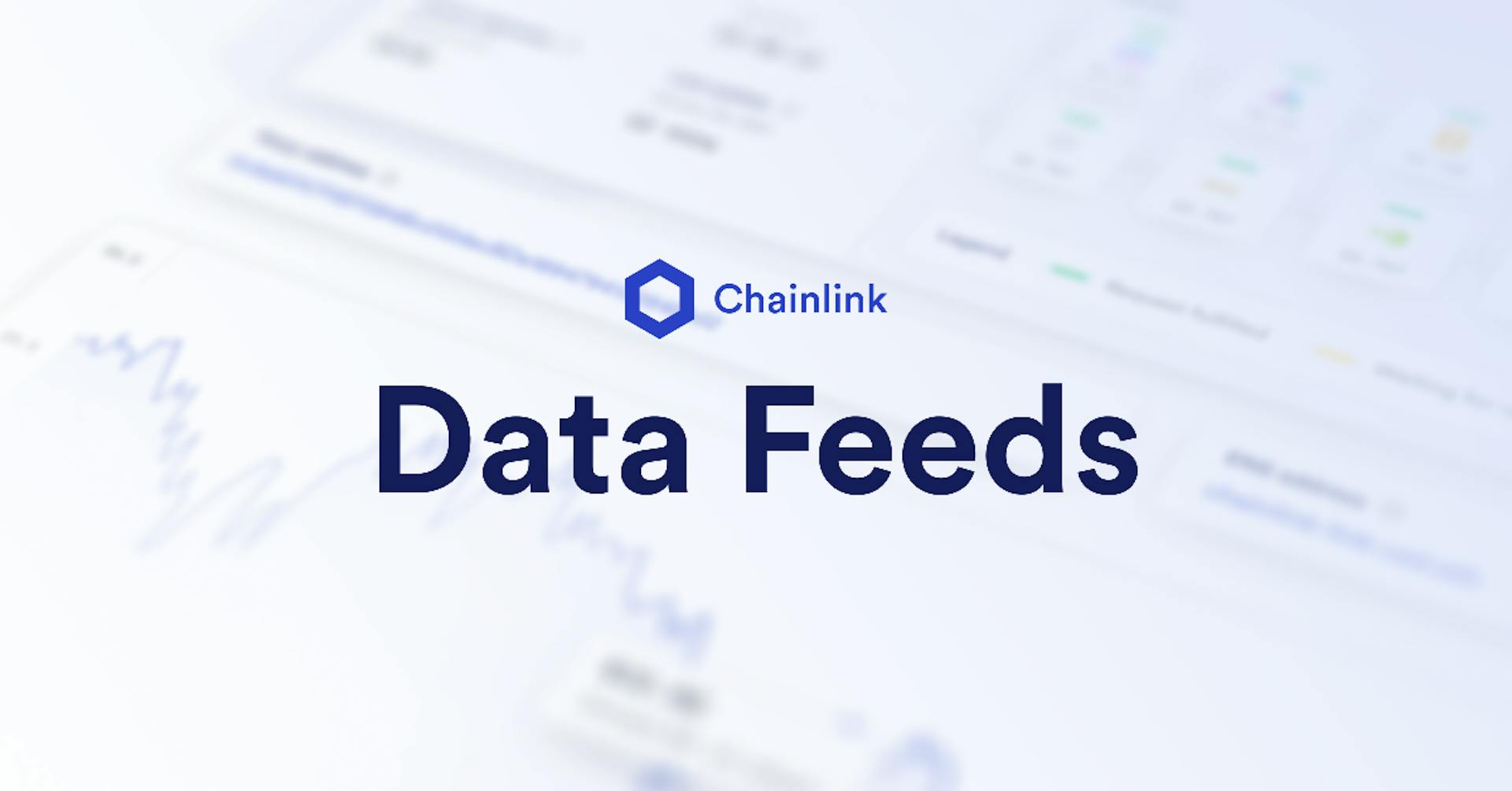 Decentralized Data Feeds | Chainlink